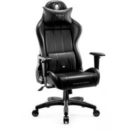 X-One 2.0 Gaming Stuhl Computerstuhl ergonomischer Bürostuhl Gamer Chair Schreibtischstuhl Schwarz - King Size - Diablo