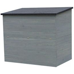 HABITAT ET JARDIN - Gartentruhe aus Holz Caja - 137 x 91 x 121 cm - Anthrazit