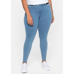 sheego Stretch-Jeans Große Größen »Die Skinny«, wächst bis zu 3 Gr. mit, blau