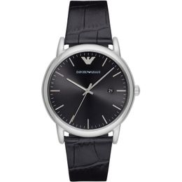 Quarzuhr Emporio Armani "AR2500" Armbanduhren schwarz Herren Quarzuhren