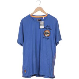 CAMP DAVID Herren T-Shirt, blau, Gr. 58
