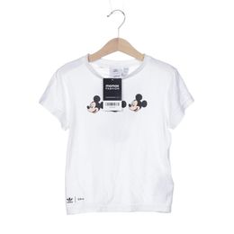 adidas originals Damen T-Shirt, weiß, Gr. 116