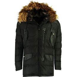 Geographical Norway Winterparka "Biphone" in Schwarz - XL