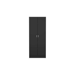 Home Affaire Drehtürenschrank Focus Schuhschrank, Stauraum mit 2 Türen und 5 Einlegeböden, Breite 49 cm, braun|schwarz