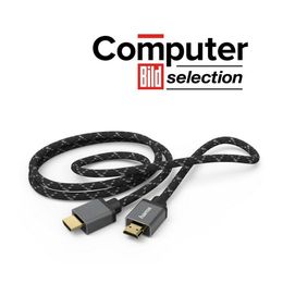 Hama Ultra High Speed HDMI™-Kabel, Ultra-HD 7680 x 4320 (8K), Aluminium HDMI-Kabel, HDMI, HDMI (200 cm), Lizenziert für HDMI™ Ultra High Speed, lizenziert von/durch: HDMI.org, schwarz