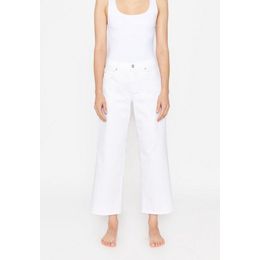 Angels Straight-Jeans Culotte, weiß