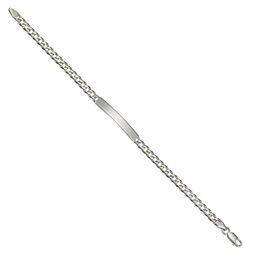 Armband Vivance "925 Silber rhodiniert Schildband" Armbänder Gr. 19/20/21cm, Silber 925 (Sterlingsilber), weiß Vivance
