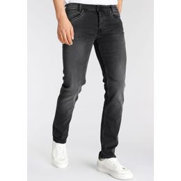 Regular-fit-Jeans Pepe Jeans "Spike" Gr. 31, Länge 32, schwarz (washed black) Herren Jeans Regular Fit