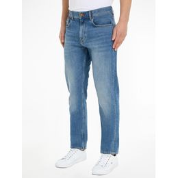 5-Pocket-Jeans Tommy Hilfiger "REGULAR MERCER STR" Gr. 33, Länge 32, blau (boston indigo) Herren Jeans 5-Pocket-Jeans