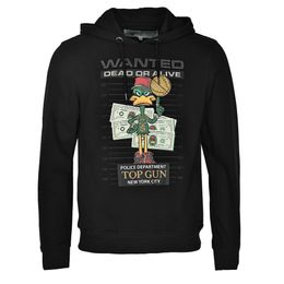 Kapuzenpullover Top Gun "TG22024" Gr. 52 (L), schwarz (black) Herren Pullover Hoodie Sweatshirt Sweatshirts