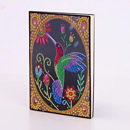 Diamond Painting Notizbuch (Motiv: Kolibri) DIN A5