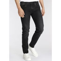 Slim-fit-Jeans Pepe Jeans "Hatch" Gr. 30, Länge 34, schwarz (washed black) Herren Jeans Slim Fit