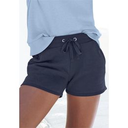 Buffalo Sweatshorts blau Gr. 32/34 für Damen. Mit Metalllabel. Nachhaltig.