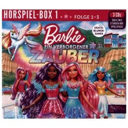 Edel:Kids Barbie - Hörspiel-Box mit Blumentütchen.Folge.1-3,3 Audio-CD - Barbie (Hörbuch)