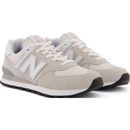 Sneaker New Balance "ML574 Core" Gr. 44, beige (hellbeige, weiß) Schuhe New Balance