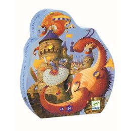 Djeco Puzzle DRACHE in bunt