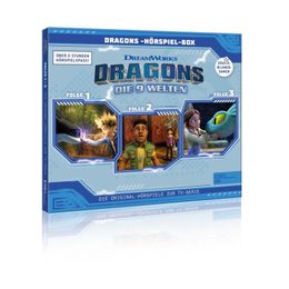 Edel:Kids Dragons - die 9 Welten - Hörspiel-Box mit Blumentütchen.Folge.1-3,3 Audio-CD - Dragons - Die Welten (Hörbuch)