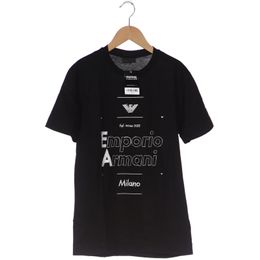 Emporio Armani Herren T-Shirt, schwarz, Gr. 48