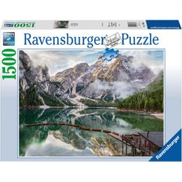 Ravensburger Puzzle Lago di Braies, Pragser Wildsee, 1500 Puzzleteile, Made in Germany, FSC® - schützt Wald - weltweit, bunt