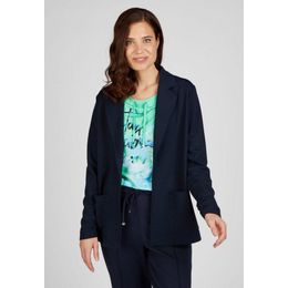 Rabe Jackenblazer mit aufgesetzten Taschen, blau