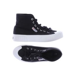 Superga Damen Sneakers, schwarz, Gr. 37
