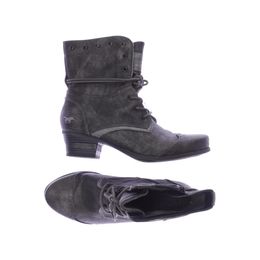 Mustang Damen Stiefelette, grau, Gr. 38