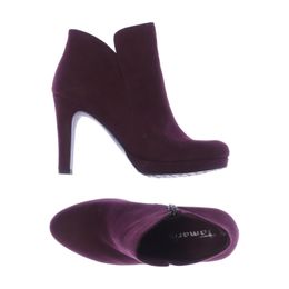 Tamaris Damen Stiefelette, bordeaux, Gr. 36