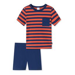 Schiesser Pajamas boy Blue, Red size 128