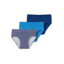 Schiesser Slip ' 95/5 Organic Cotton ' Jungen Gr&ouml;&szlig;e 98 blau