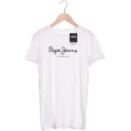Pepe Jeans Herren T-Shirt, weiß, Gr. 176