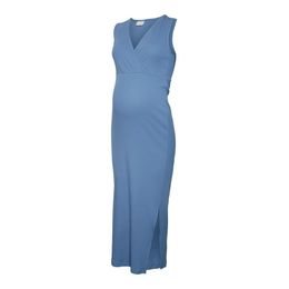 MAMALICIOUS Umstand Kleid Damen Gr&ouml;&szlig;e 40 himmelblau Winterkleid