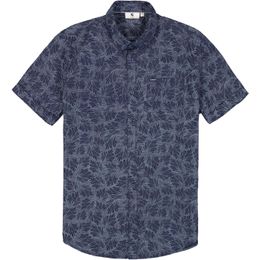 Garcia Freizeithemd, Baumwolle, Kent-Kragen, Regular-Fit, für Herren, blau, XL