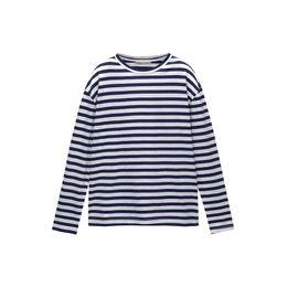 Pull&Bear Pull&Bear Shirt Damen Größe L navy / weiß