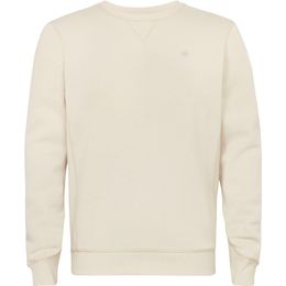 G-Star Raw Sweatshirt, Rippbündchen, Logo-Stickerei, für Herren, beige, M