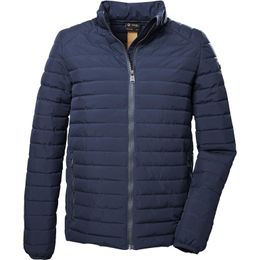 Killtec® Steppjacke, Stehkragen, winddicht, für Herren, blau, L