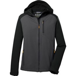 Killtec® Softshelljacke "KOS 265", wasserabweisend, Kapuze, für Herren, schwarz, XXL