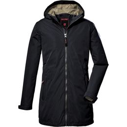 Killtec® Parka, Kapuze, Stehkragen, für Kinder, blau, 140