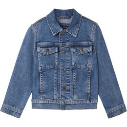 Tom Tailor Jeansjacke, Kentkragen, Brusttaschen, für Kinder, blau, 116/122