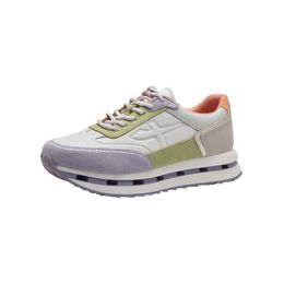 Tamaris Sneaker Damen Gr&ouml;&szlig;e 41 kiwi / lavendel / koralle / wei&szlig;