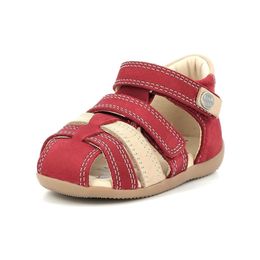 Kickers Halbschuh Jungen Gr&ouml;&szlig;e 19 beige / rot