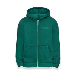 Dropsize Zip-Up Hoodie male Green size XL
