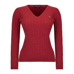Giorgio di Mare Pullover 'Manon' Damen Gr&ouml;&szlig;e M braun / karminrot