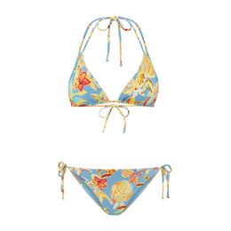 Shiwi Bikini 'Liz' Damen Gr&ouml;&szlig;e M azur / gelb / hellorange / rot