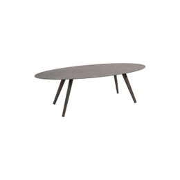 Lesli Living Gartentisch Gartentisch Tafel Esstisch Mojito Ceramic Pardo oval 240x110cm