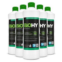 BiOHY Spülmittel 6er Pack (6 x 1 Liter Flasche) Geschirrspülmittel (6-St)