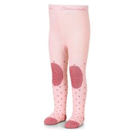 Sterntaler® Strumpfhose GOTS Krabbelstrumpfhose Emmi Girl 100 DEN (1 St. GOTS Babystrumpfhose mit süßen Motiven) Krabbelstrumpfhose mit Anti-Rutsch-Noppen und Komfortbund