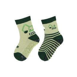 Sterntaler® ABS-Socken Fliesen Flitzer AIR DP Baufahrzeuge (2-Paar)