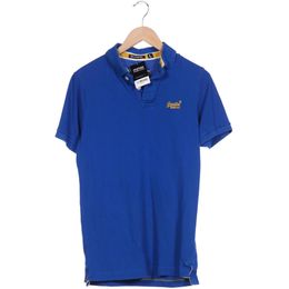 Superdry Herren Poloshirt, blau, Gr. 52