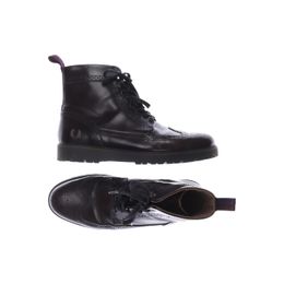 Fred Perry Herren Stiefel, bordeaux, Gr. 45