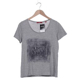 s.Oliver Selection Damen T-Shirt, grau, Gr. 38